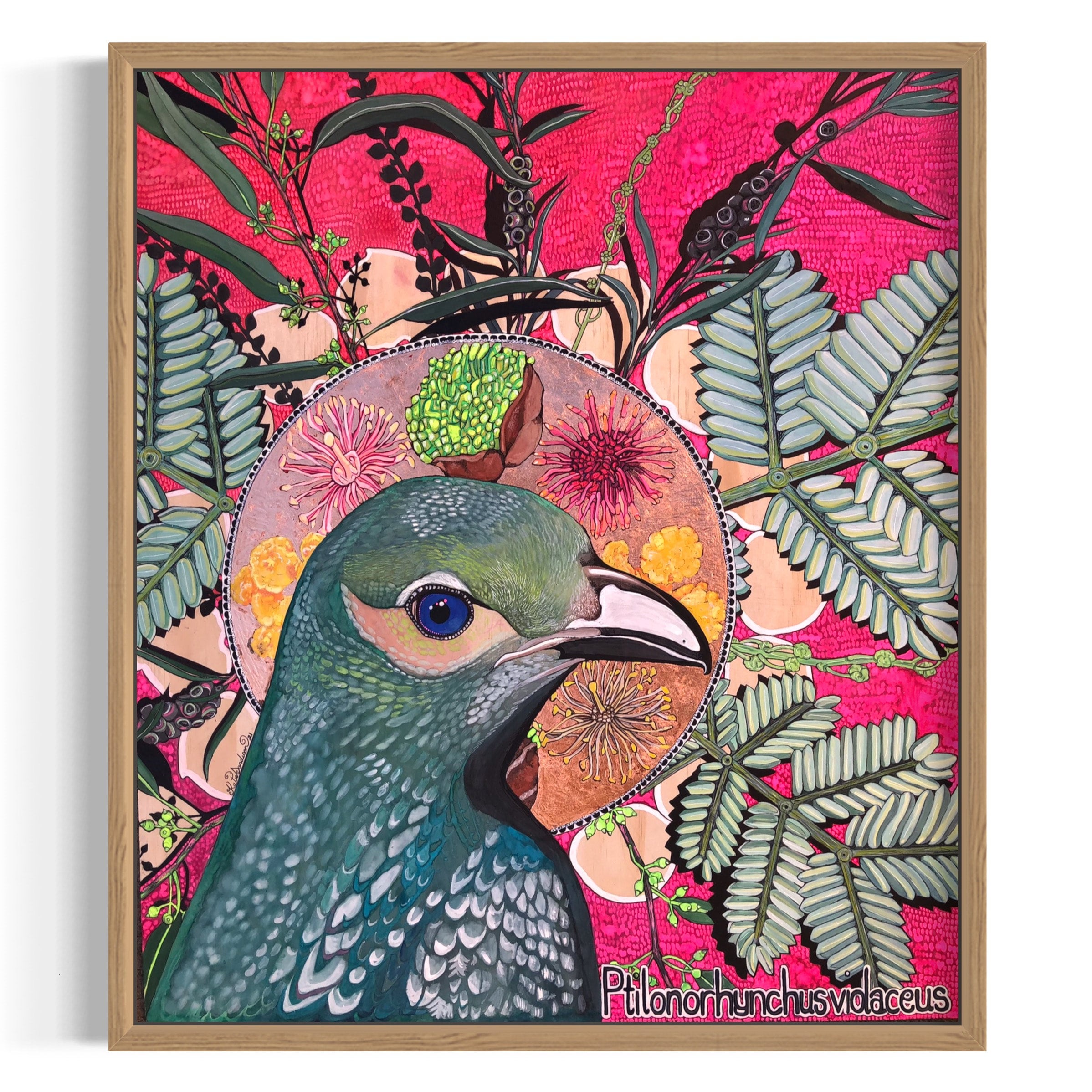 ‘Ms B in a golden sun’ custom gilded in copper leaf limited edition ...