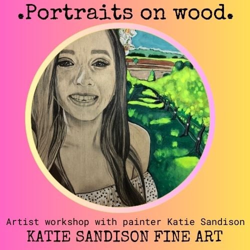 Portrait painting day workshop in Mitcham artist studio. | Katie ...